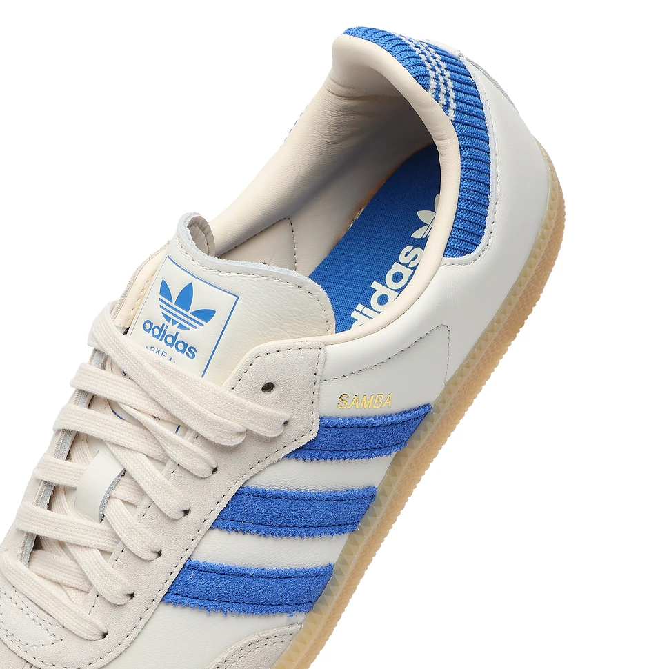 adidas - Samba OG (Cloud White / Blue / Gum 3) | HHV