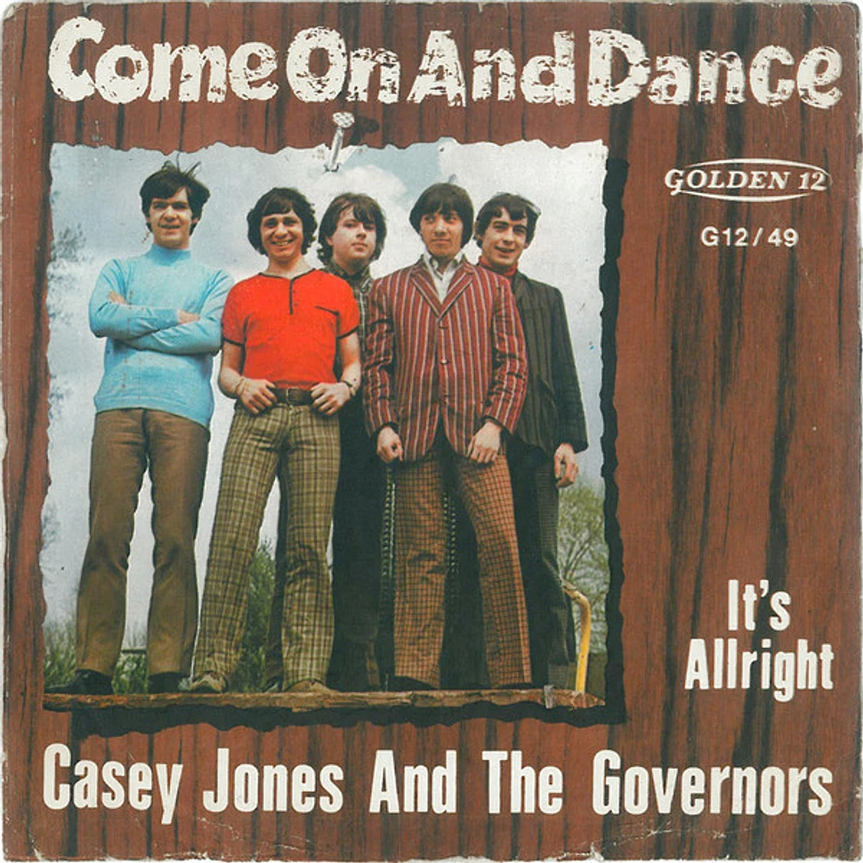 Casey Jones & The Governors - Come On And Dance - Vinyl 7" - 1966 - DE ...