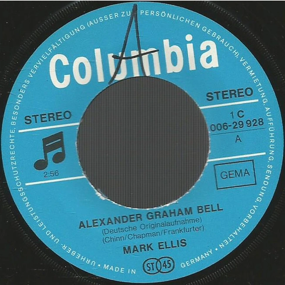 Mark Ellis - Alexander Graham Bell - Vinyl 7" - 1972 - DE - Original | HHV