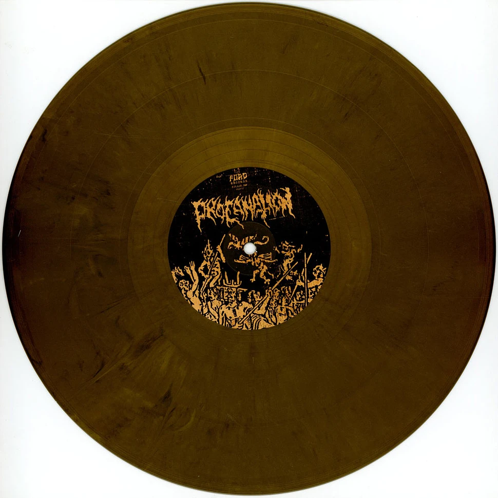 Profancer / Profanation - Split Diehard Swirl Gold Colored Vinyl Edtion ...