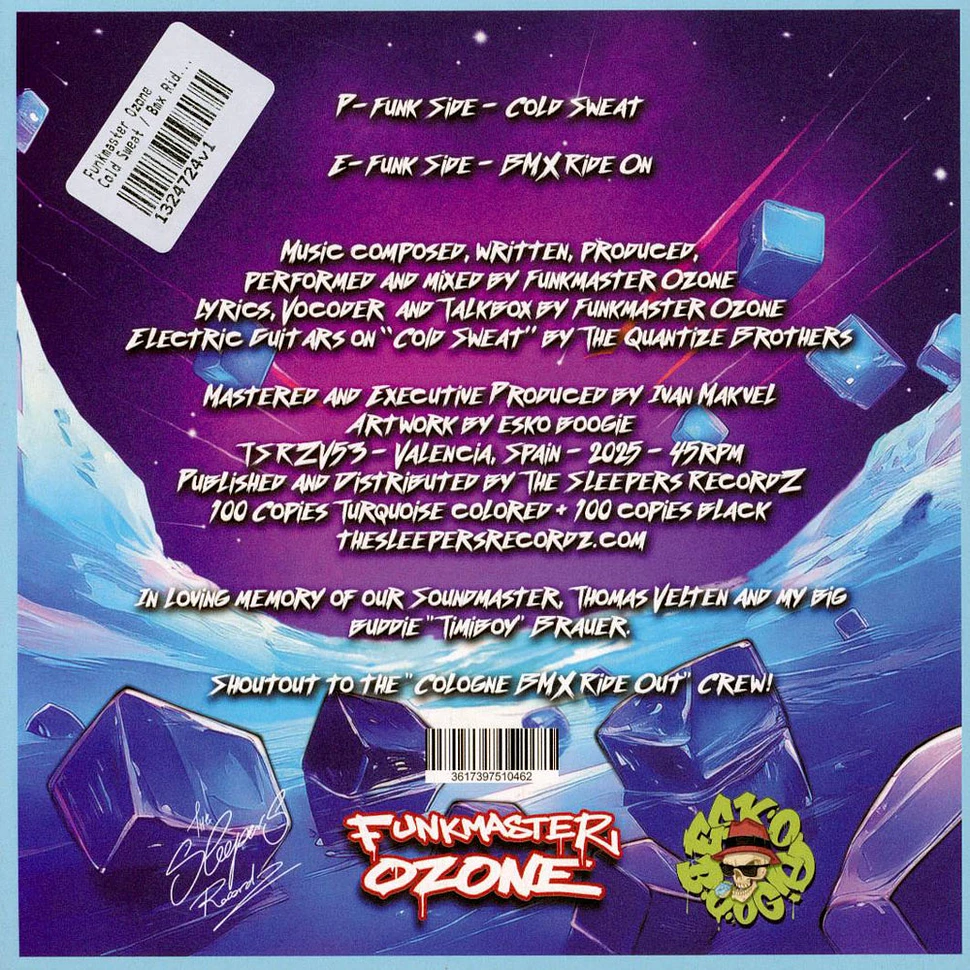 Funkmaster Ozone - Cold Sweat / Bmx Ride On Black Vinyl Edition - Vinyl ...
