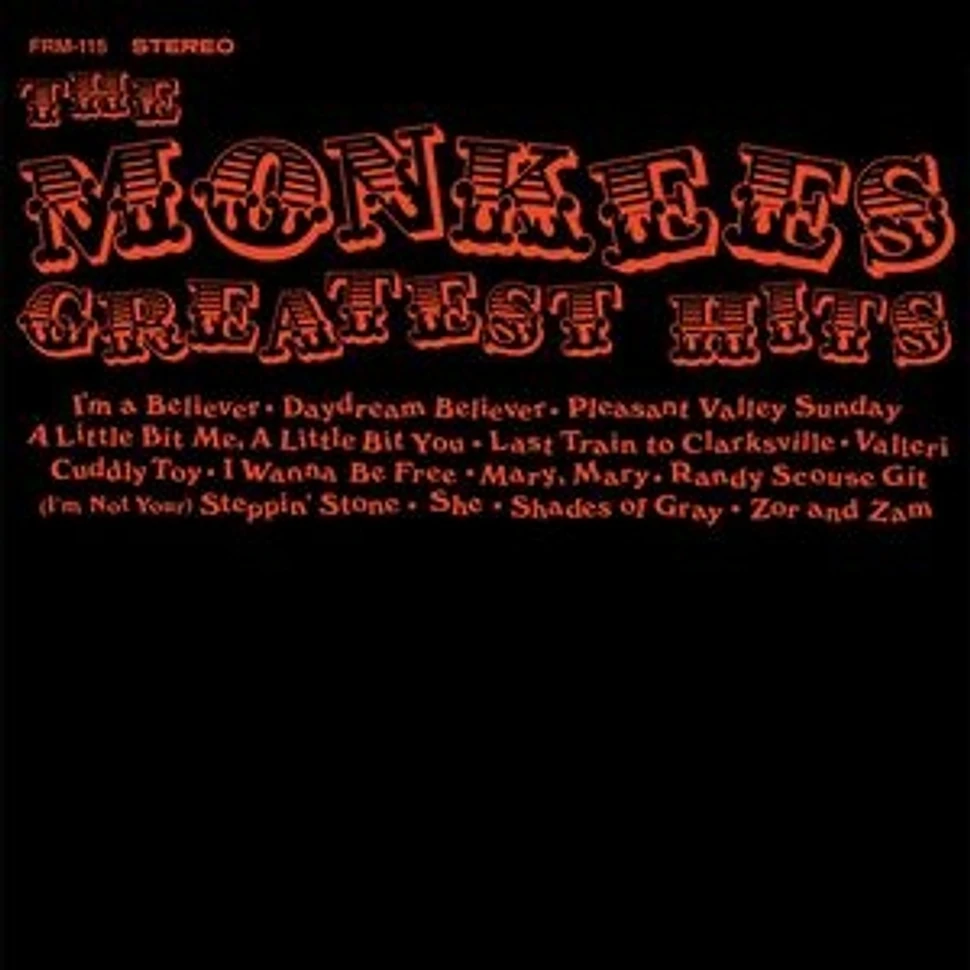 The Monkees - Monkees Greatest Hits Orange Vinyl Edition - Vinyl LP ...