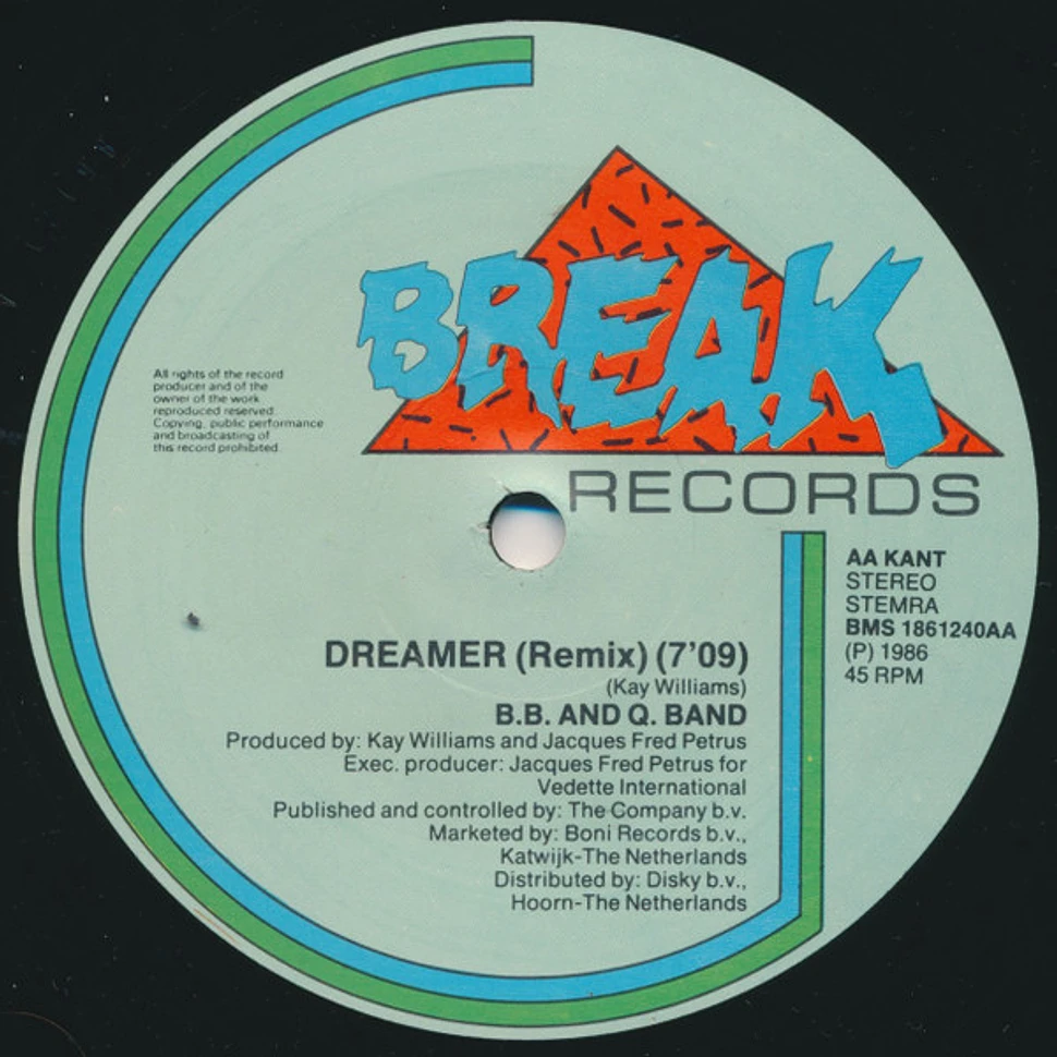 The Brooklyn, Bronx & Queens Band - Dreamer / Main Attraction - Vinyl ...