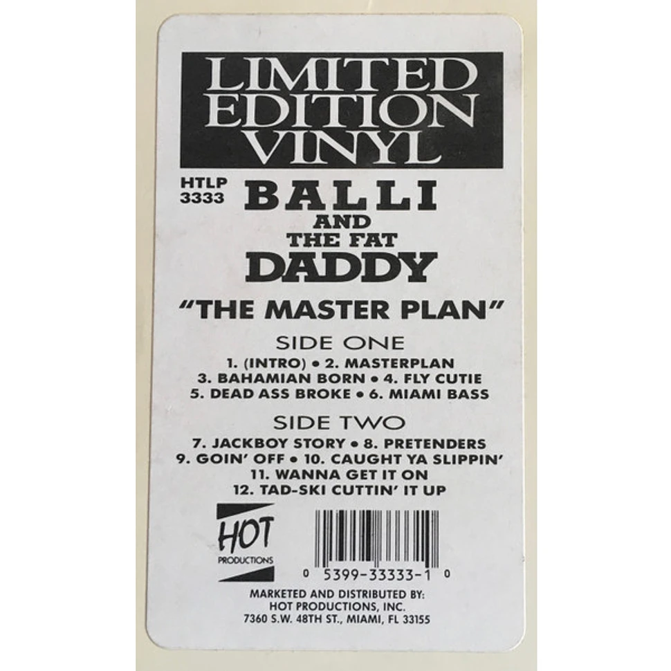 Balli & The Fat Daddy - The Master Plan - Vinyl LP - 1990 - US ...