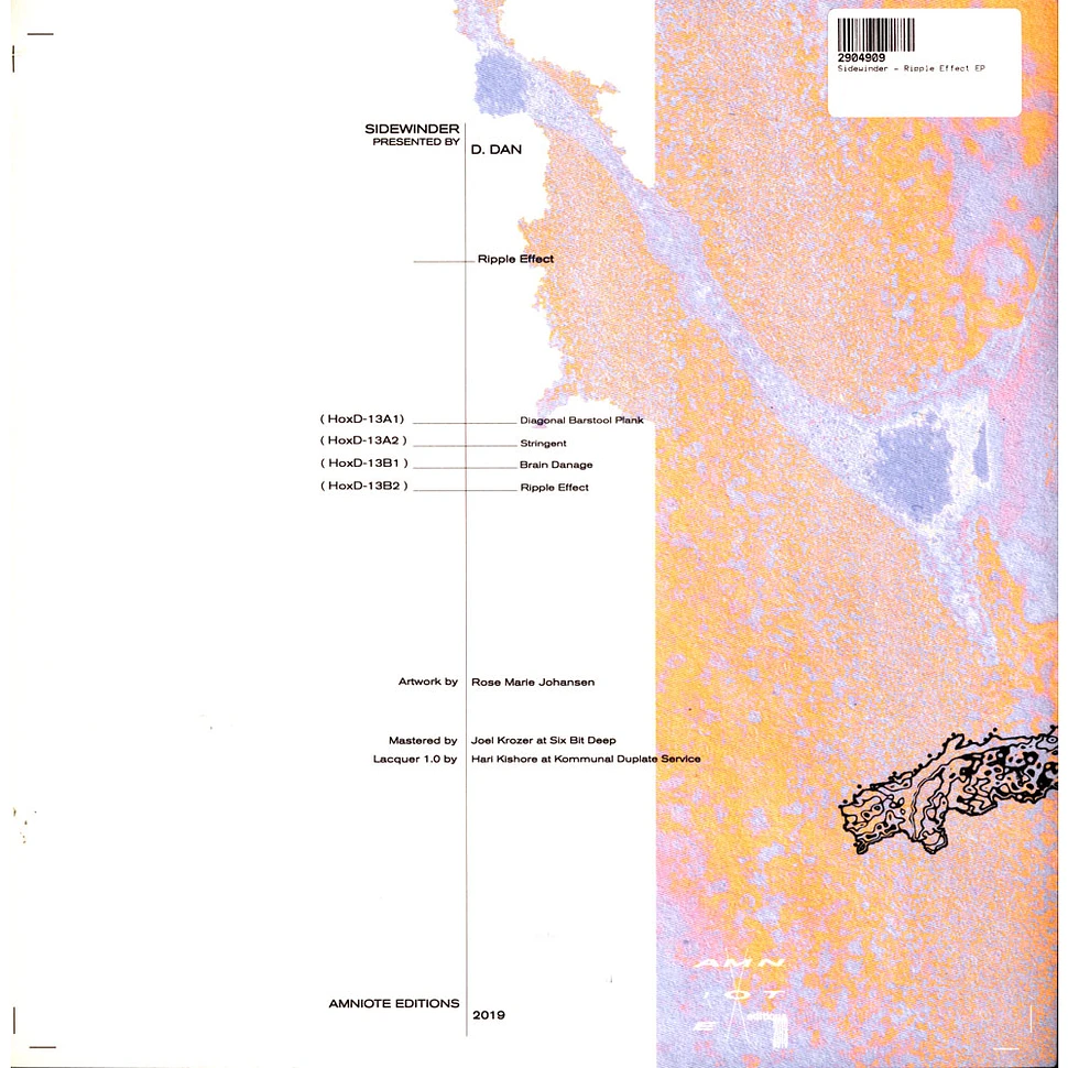 Sidewinder A.K.A. D.Dan - Ripple Effect EP - Vinyl 12" - 2023 - EU ...