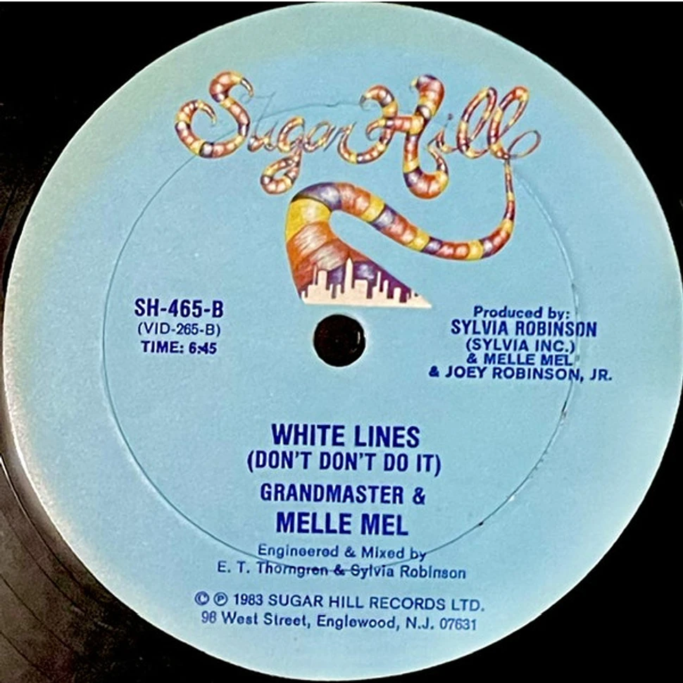 Grandmaster Flash & Melle Mel - White Lines (Don't Don't Do It) / Melle ...