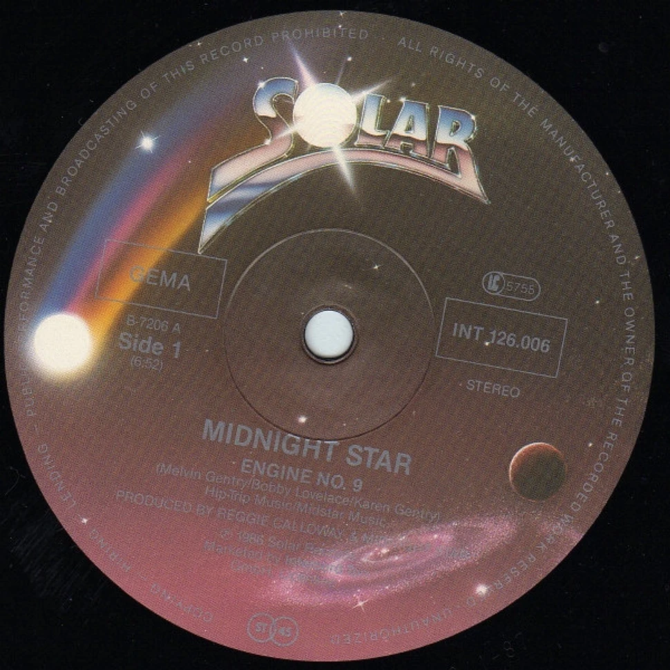 Midnight Star - Engine No. 9 - Vinyl 12" - 1986 - DE - Original | HHV