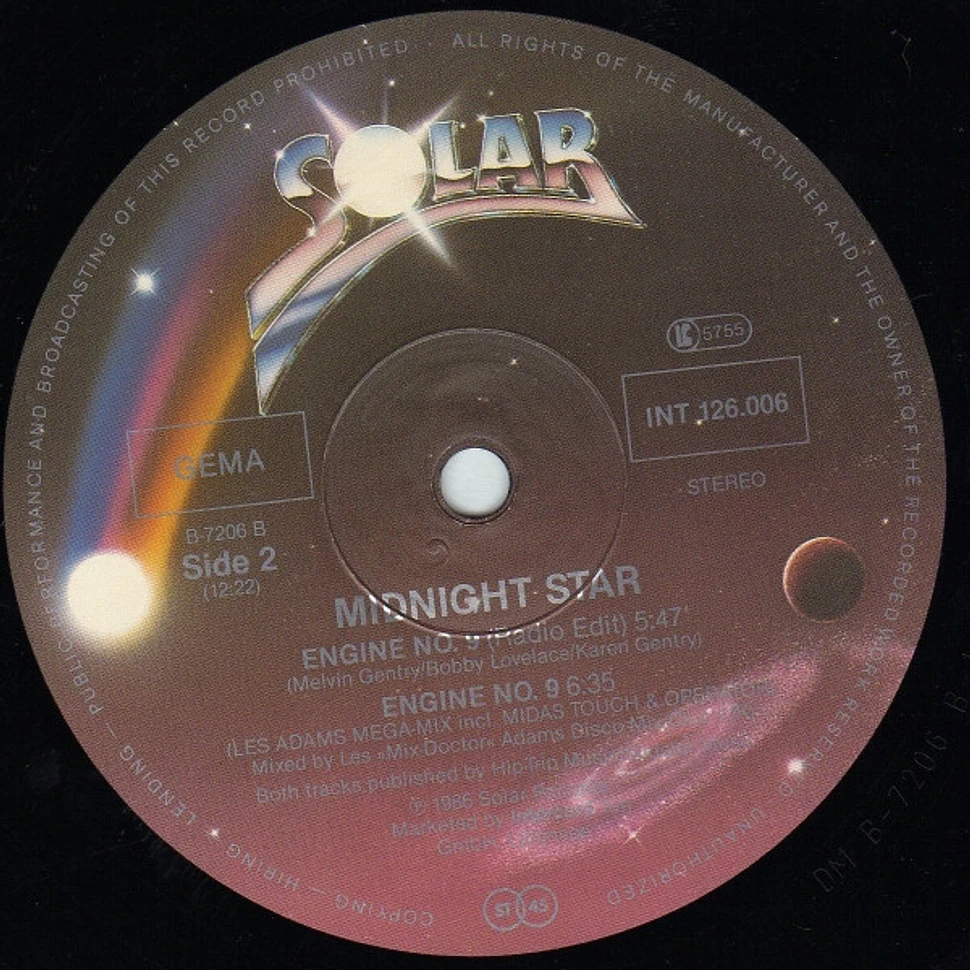 Midnight Star - Engine No. 9 - Vinyl 12" - 1986 - DE - Original | HHV