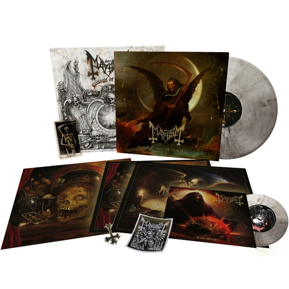 Mayhem - Liturgy Of Death Marbled Deluxe Vinyl Edition - Vinyl LP+7 ...
