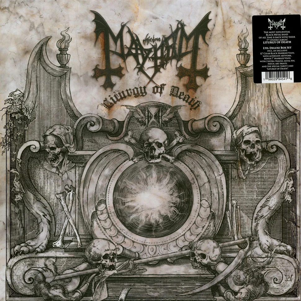 Mayhem - Liturgy Of Death Marbled Deluxe Vinyl Edition - Vinyl LP+7 ...