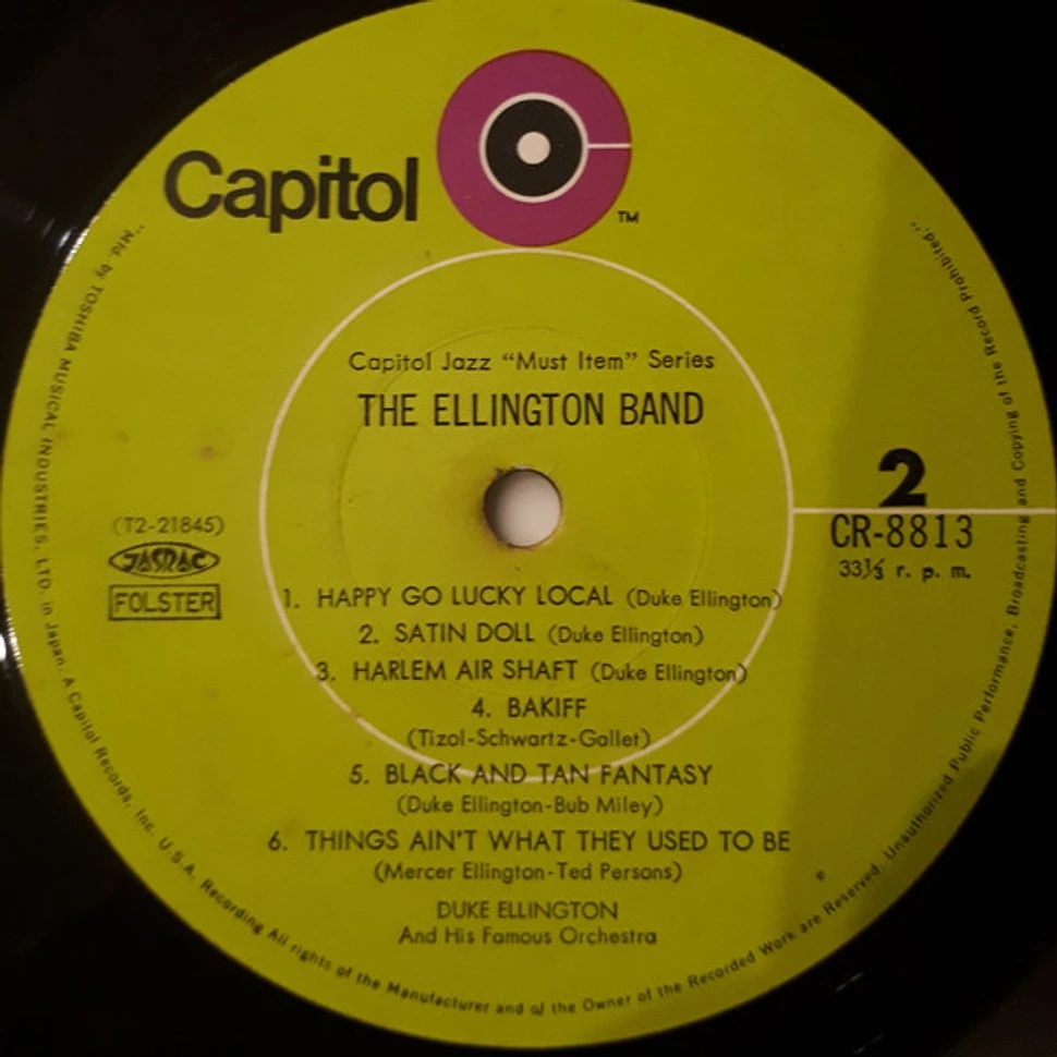 Duke Ellington And His Orchestra - The Ellington Band - Vinyl LP - 1971 ...