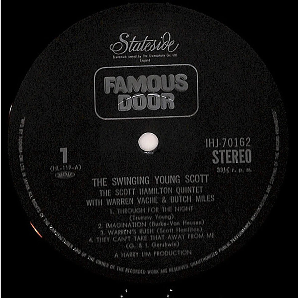 The Scott Hamilton Quintet With Warren Vaché And Butch Miles - Swinging ...