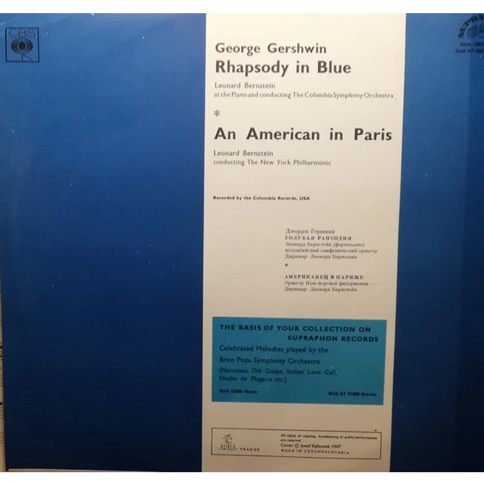 George Gershwin - Leonard Bernstein, New York Philharmonic - Rhapsody ...