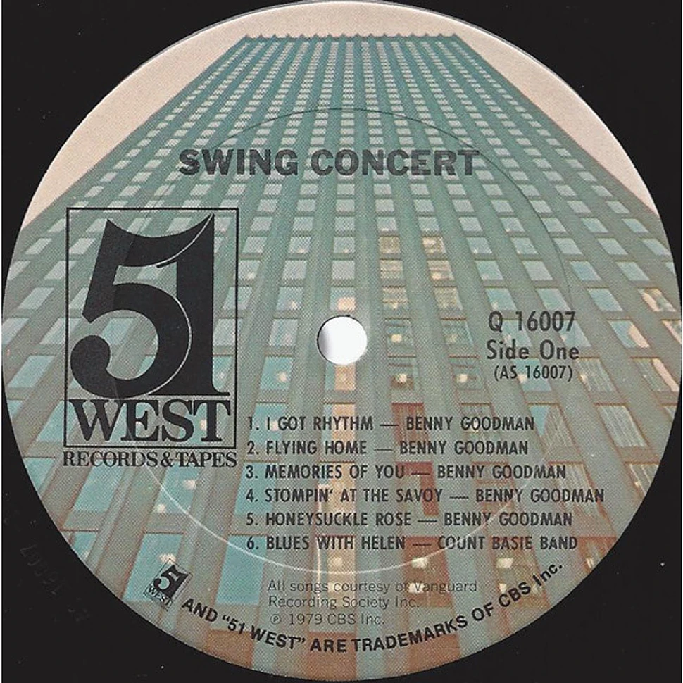Benny Goodman Count Basie Orchestra Kansas City Six - Swing Concert ...