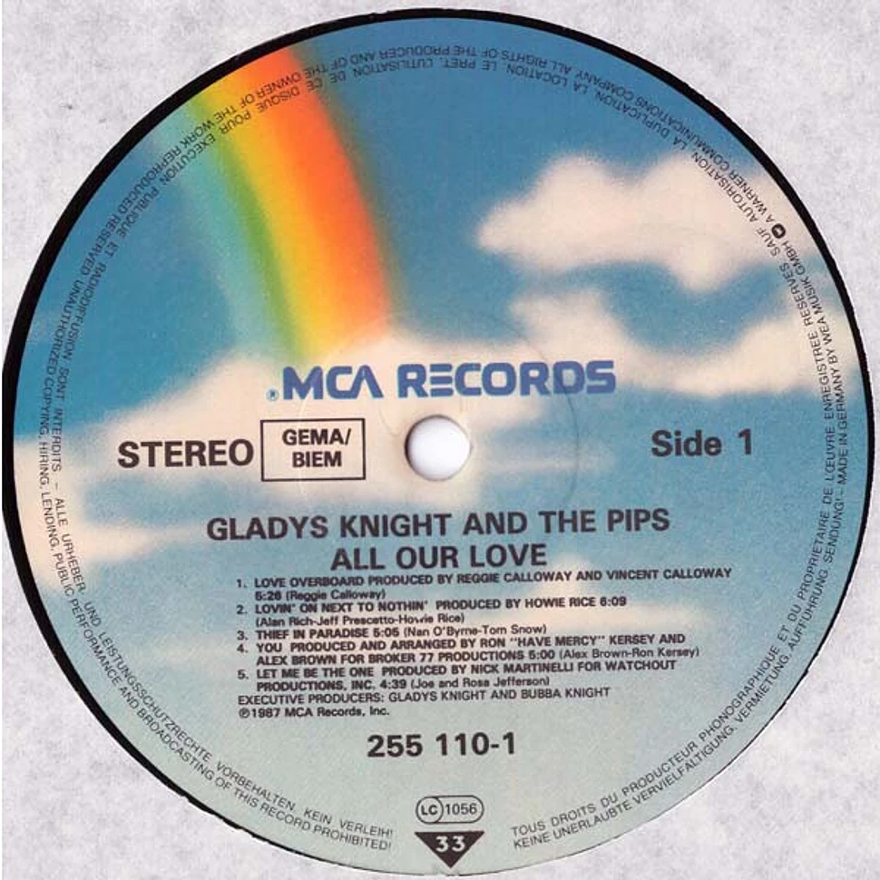 Gladys Knight And The Pips - All Our Love - Vinyl LP - 1987 - EU ...