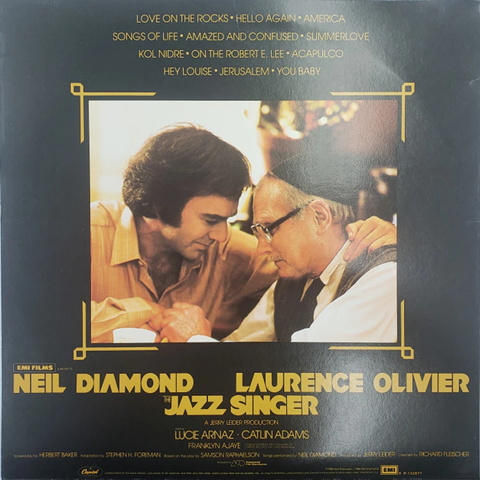 Neil Diamond - The Jazz Singer (Original Songs From The Motion Picture ...