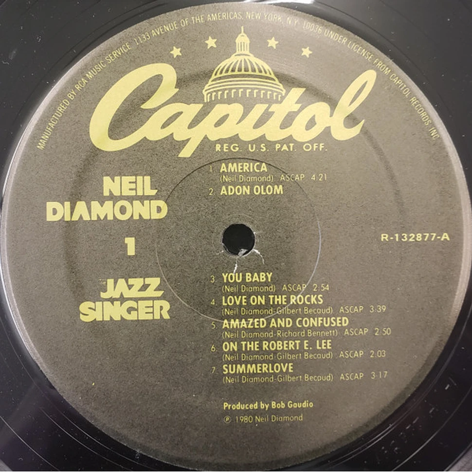 Neil Diamond - The Jazz Singer (Original Songs From The Motion Picture ...