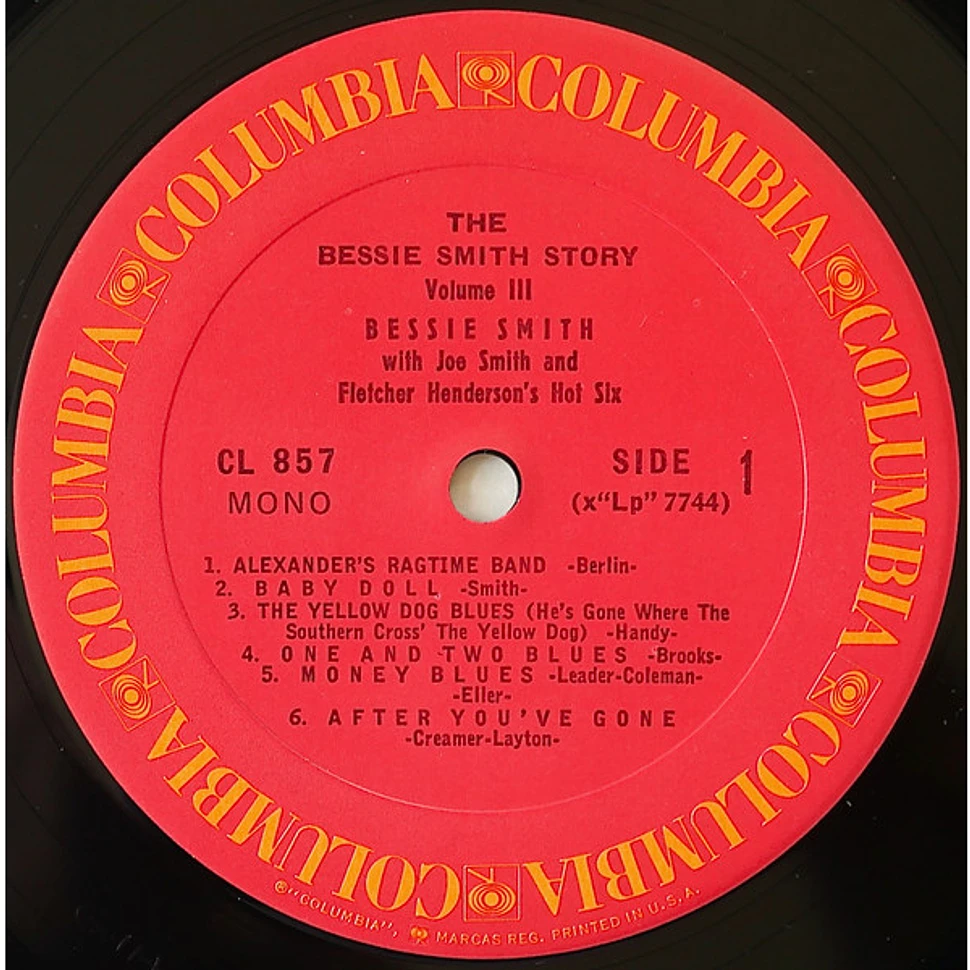 Bessie Smith with Joe Smith & Henderson's Hot Six - The Bessie Smith ...