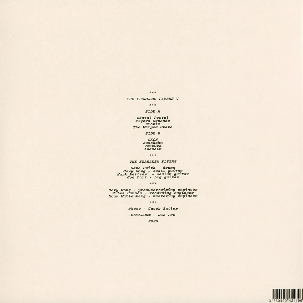 The Fearless Flyers - The Fearless Flyers V Translucent Turquoise Blue ...