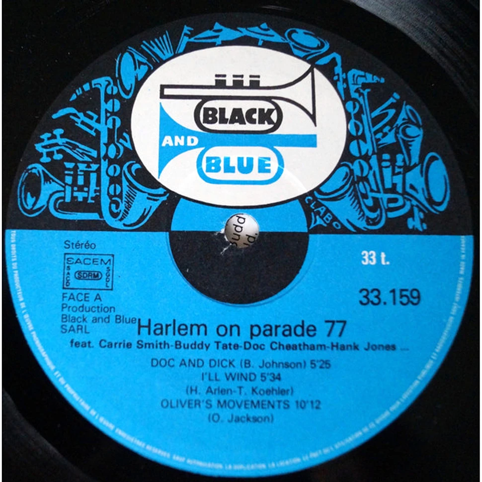 Carrie Smith, Buddy Tate, Doc Cheatham, Hank Jones - Harlem On Parade ...
