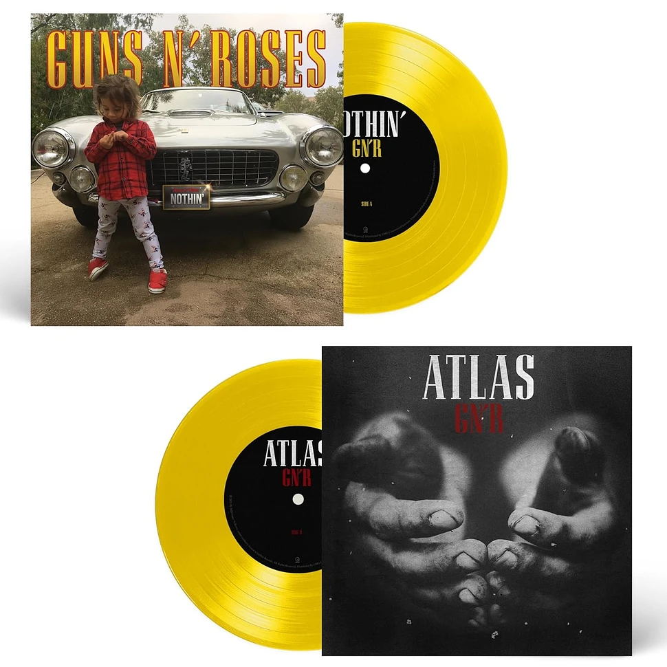 Guns N' Roses - Nothin' / Atlas Canary Yellow Vinyl Edition - Vinyl 7 ...