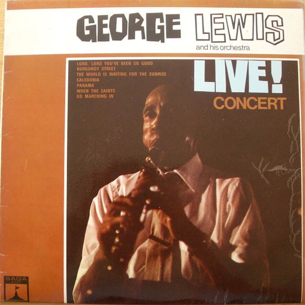 George Lewis And His Orchestra - Live Concert - Vinyl LP - 1966 - UK ...