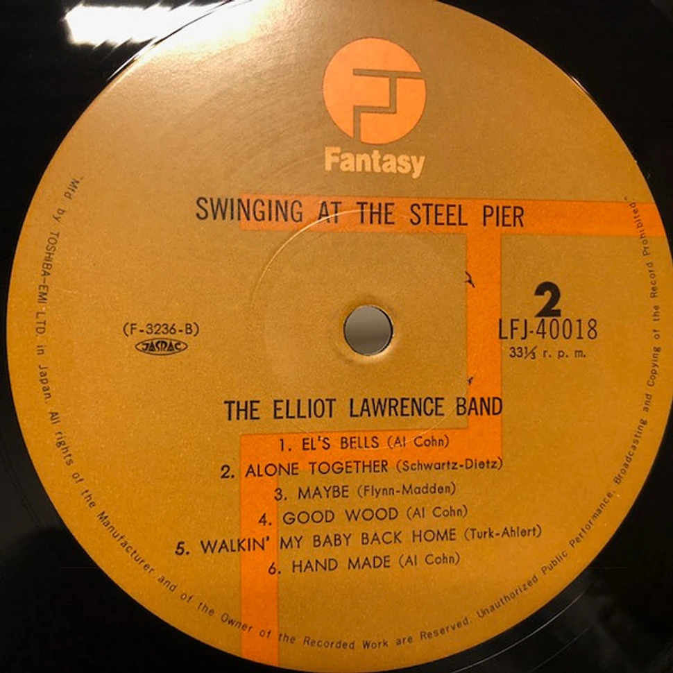 The Elliot Lawrence Band - Swinging At The Steel Pier - Vinyl LP - 1956 ...