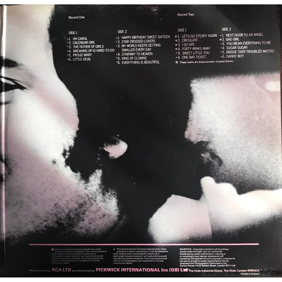 Neil Sedaka - The Neil Sedaka Collection - Vinyl 2LP - 1975 - UK ...