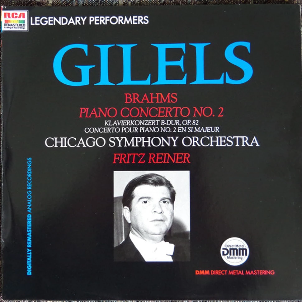 Johannes Brahms - Emil Gilels, Chicago Symphony Orchestra, Fritz Reiner ...