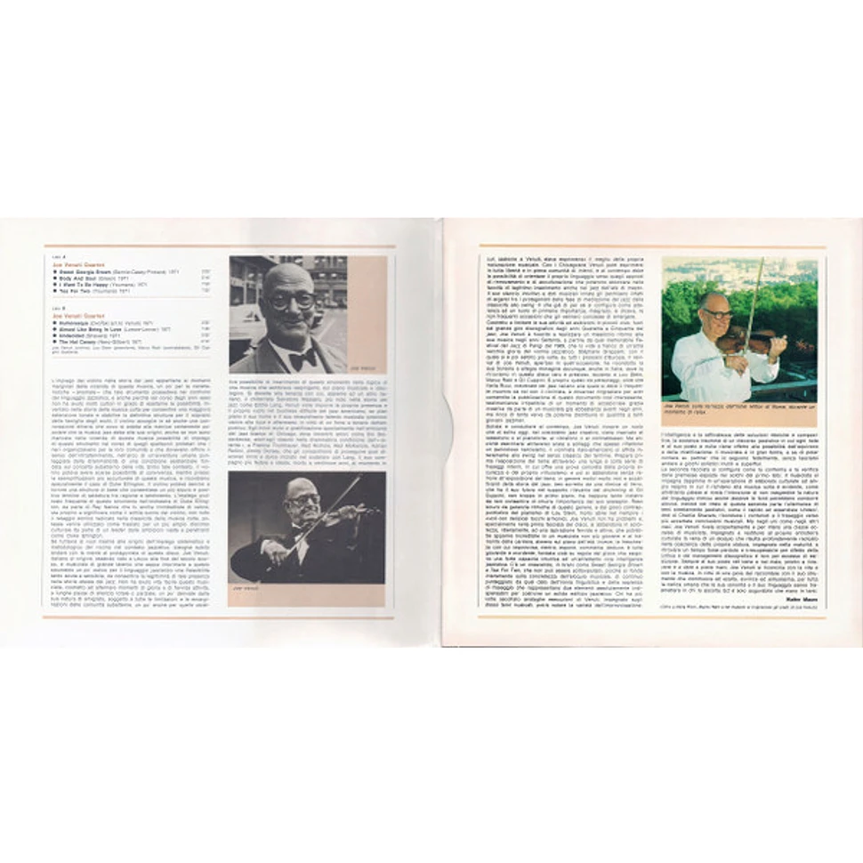 Joe Venuti - Lou Stein - Marco Ratti - Gil Cuppini - Joe Venuti Quartet - I Giganti Del Jazz Vol ...