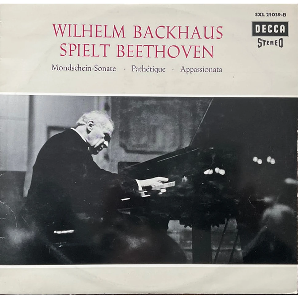 Wilhelm Backhaus - Spielt Beethoven - Vinyl LP - DE - Original | HHV