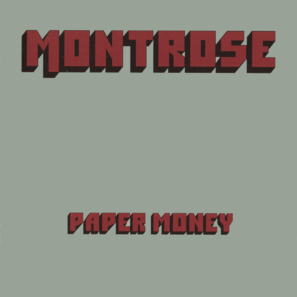 Montrose – Paper Money Featuring Sammy Hagar Clear Green Vinyl Edition ...