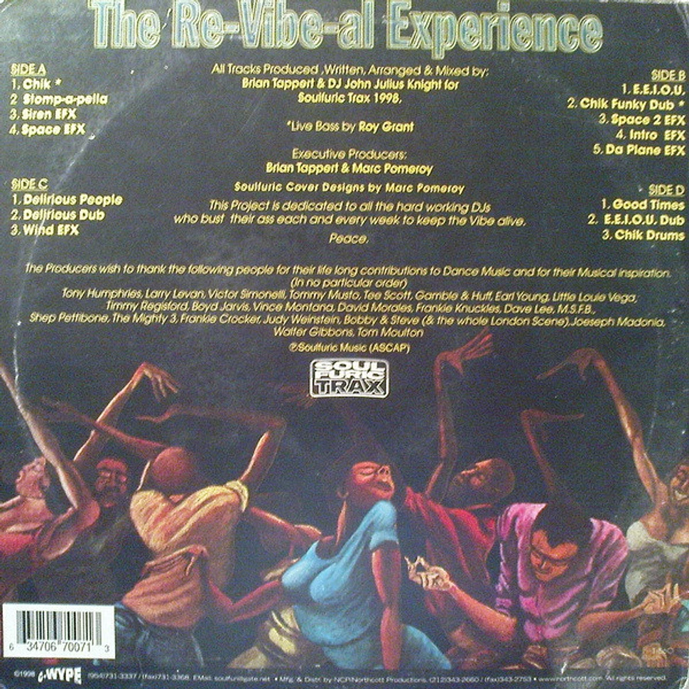 Brian Tappert & John "Julius" Knight Present The Re-Vibe-al Experience ...