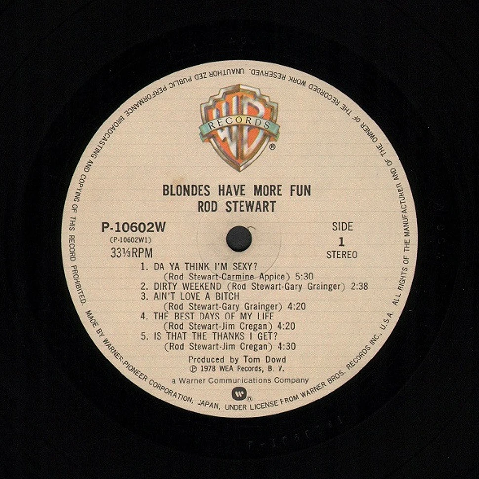 Rod Stewart - Blondes Have More Fun - Vinyl LP - 1978 - JP - Original | HHV