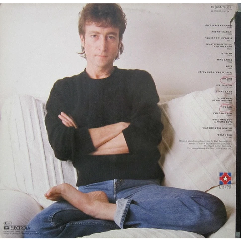 John Lennon - The John Lennon Collection - Vinyl LP - 1982 - EU ...